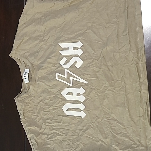 Nash | Tops | Nwot Nash Naahville Bolt Crop T Shirt S | Poshmark